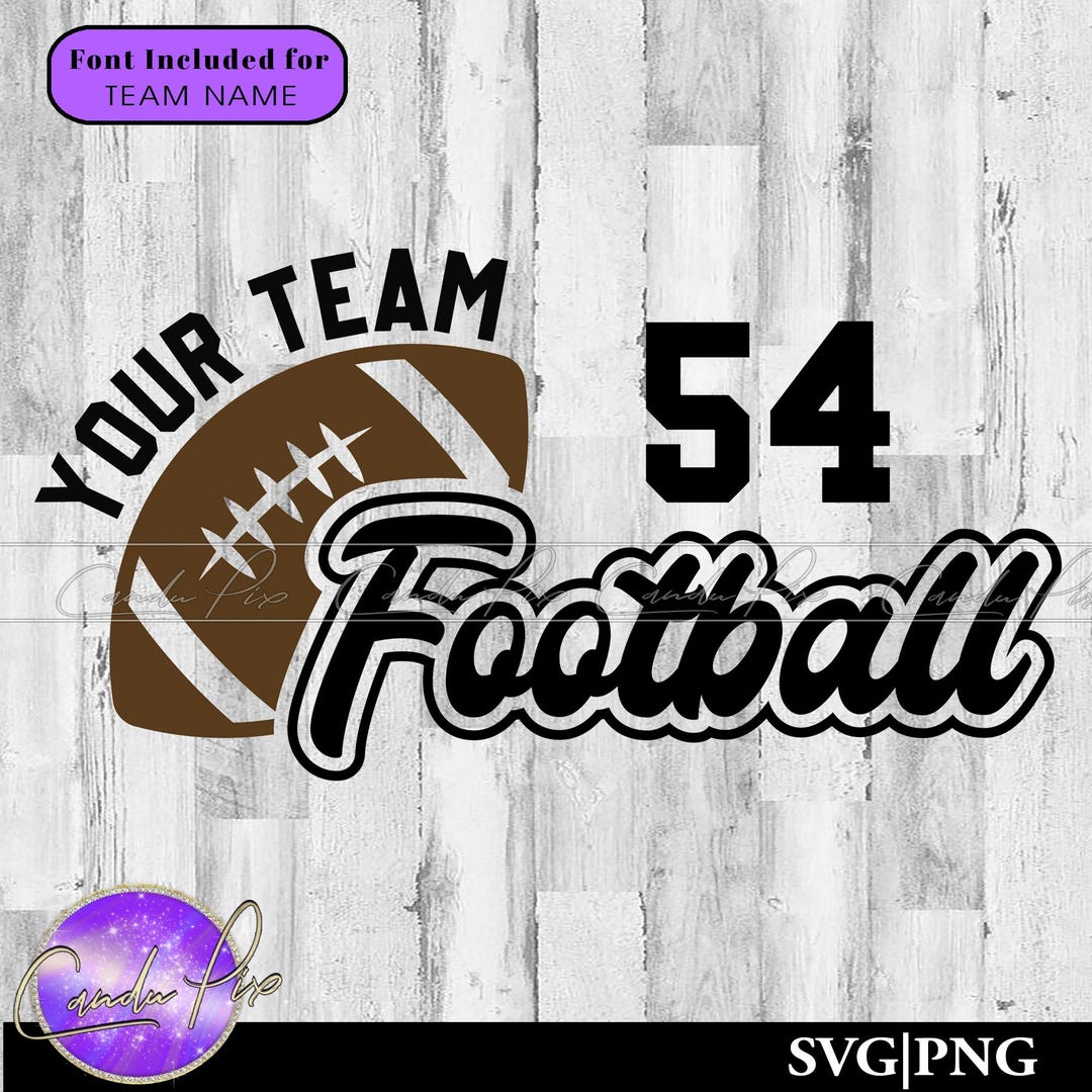 Football Team Svg, Football Team Png, Football Shirt, Football Theme ...