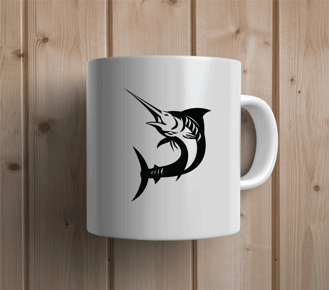 Blue Marlin Svg Fishing Svg Blue Marlin Png Fishing Png | Etsy