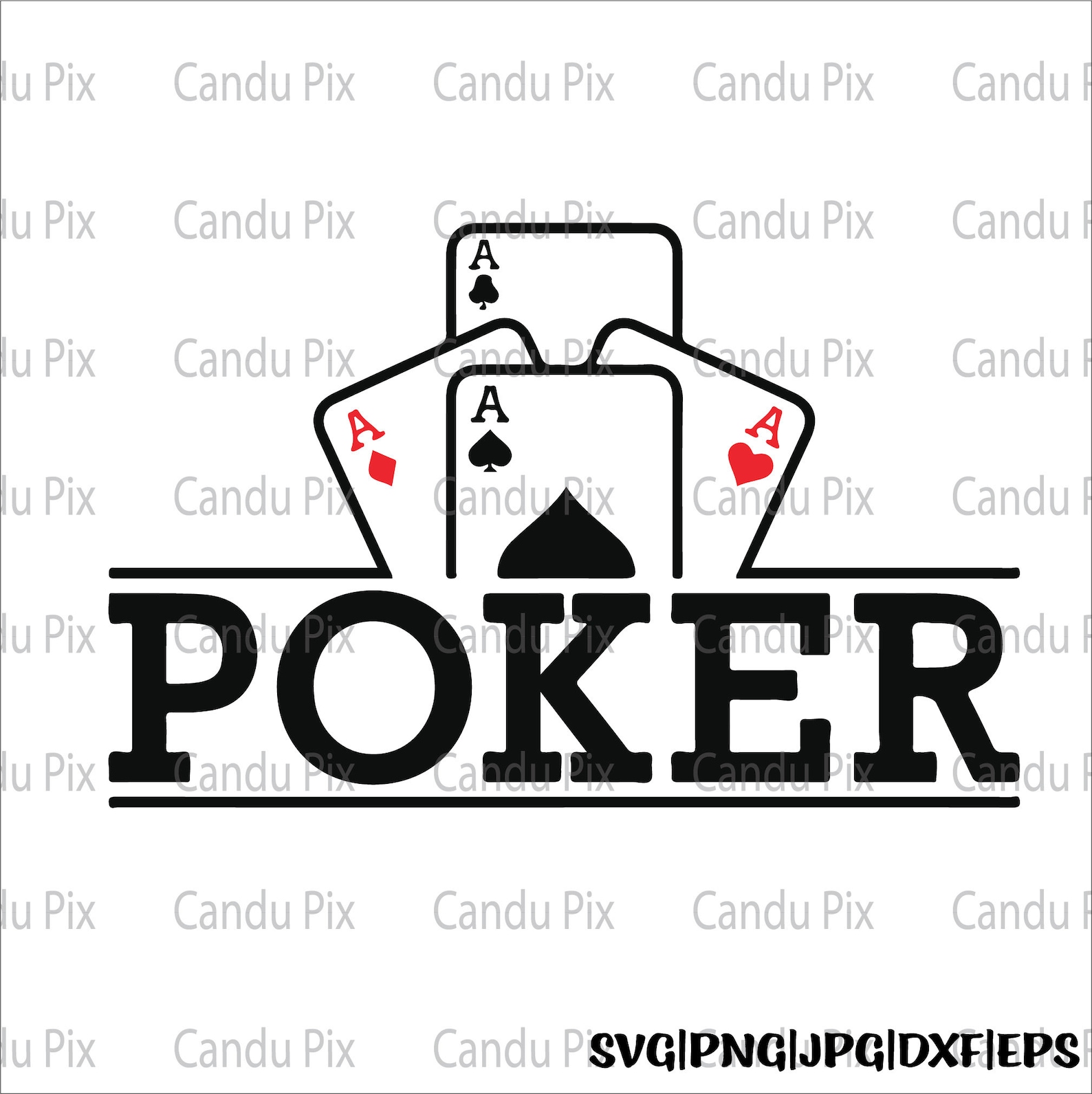 Poker Design Svg Card Game Svg Poker Logo Png Card Game - Etsy