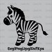 Zebra Svg, Zebra Png, Zoo Animal Svg Png, Zebra Cricut File, Zebra Cut ...
