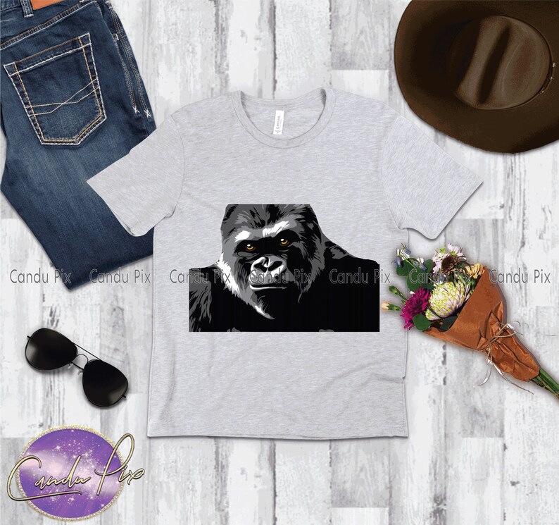 Gorilla Svg Great Ape Svg Gorilla Png Great Ape Png - Etsy