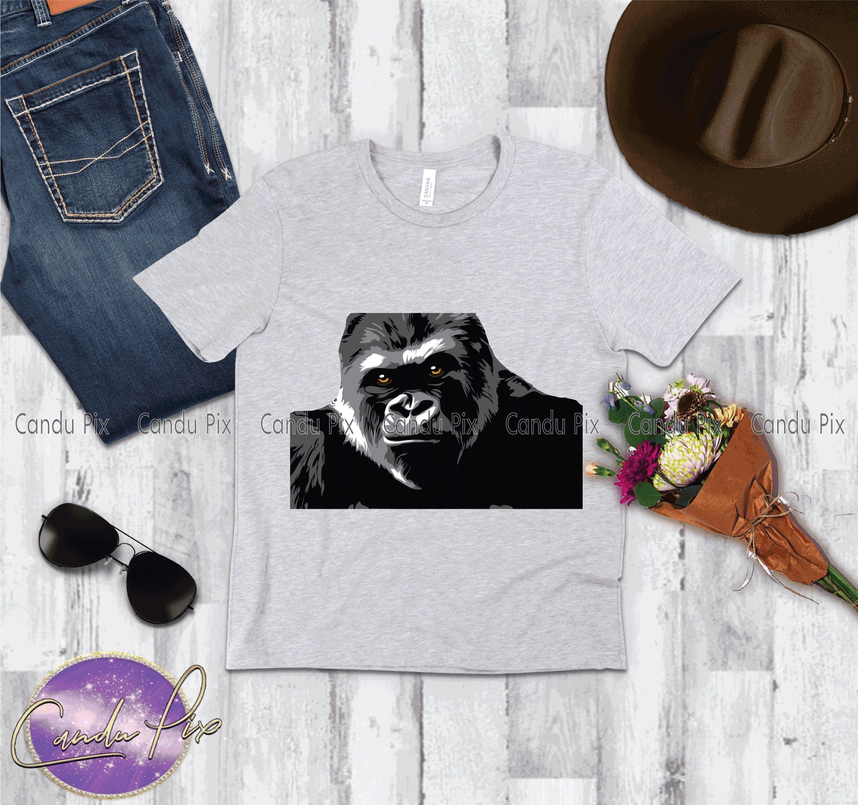 Gorilla Svg Great Ape Svg Gorilla Png Great Ape Png - Etsy