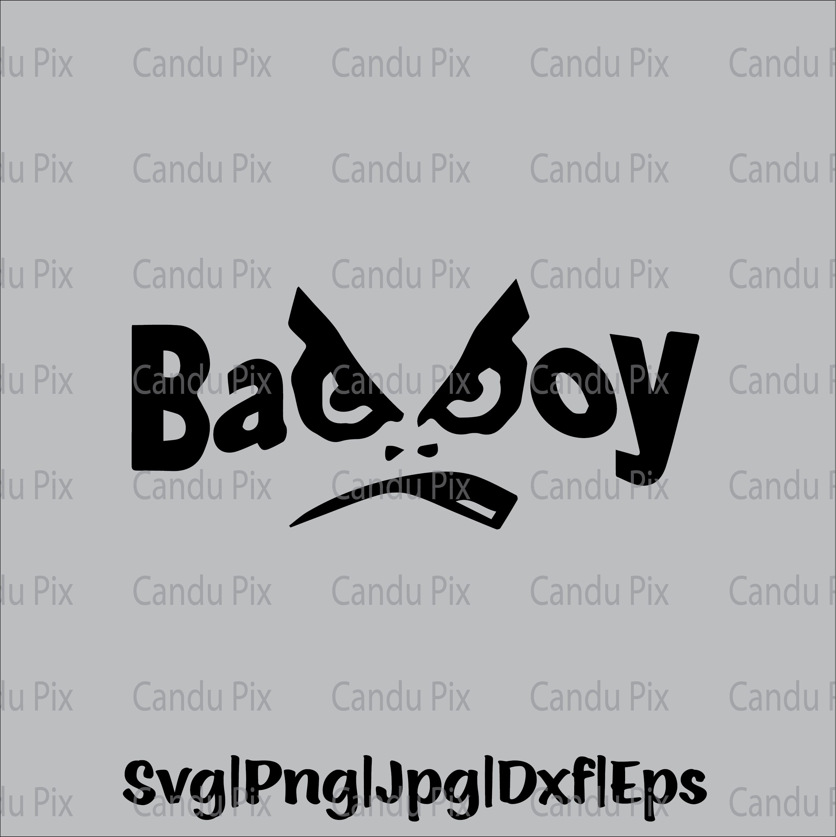 Bad Boy Svg Png Eps Dxf Jpg Vector Cute Bad Boy Cut by - Etsy