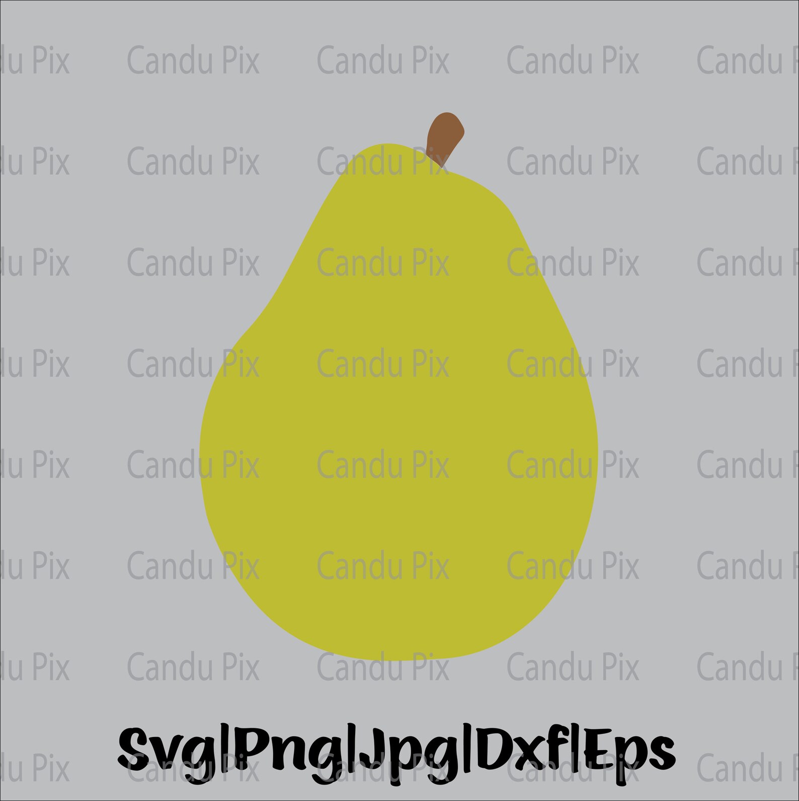 Pear Svg, Fruit Pear Svg, Food Pear Svg, Png Eps Jpg Dxf, Svg Files for ...