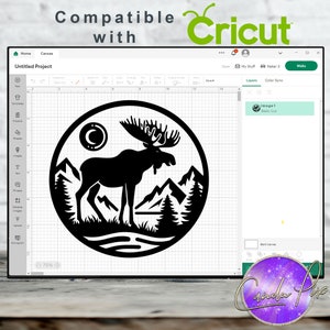 Moose Svg, Wildlife Svg, Moose Png, Wildlife Png, Moose Dxf, Wildlife ...
