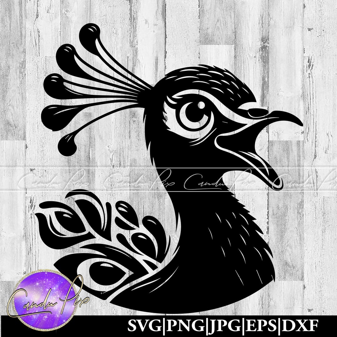 Peacock Svg, Bird Svg, Peacock Png, Bird Png, Peacock Dxf, Bird Dxf ...