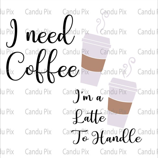 I Need Coffee Svg - Etsy