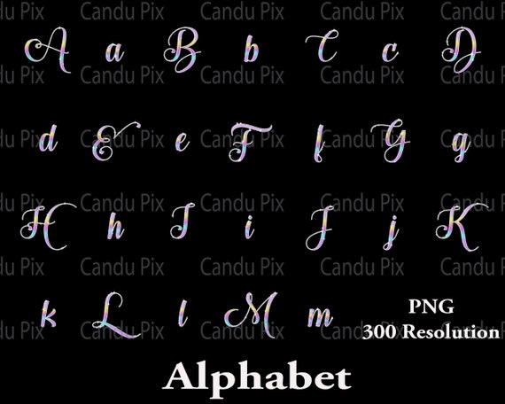 Letras Del Alfabeto Decorativas Clip Art Abecedarios Decorativos