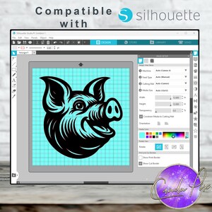 Pig Svg, Hog Svg, Pig Png, Hog Png, Pig Dxf, Hog Dxf, Piggy Svg, Farm ...