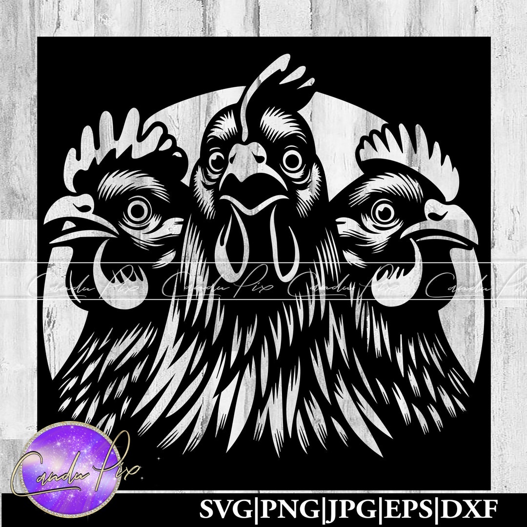 Three Hens Svg, Three Hens Png, Hen Png, Hen Svg, Chicken Png, Chicken ...