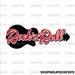 Rock and Roll Guitar Svg, Rock Music Svg, Guitar Png, Rock Music Png ...
