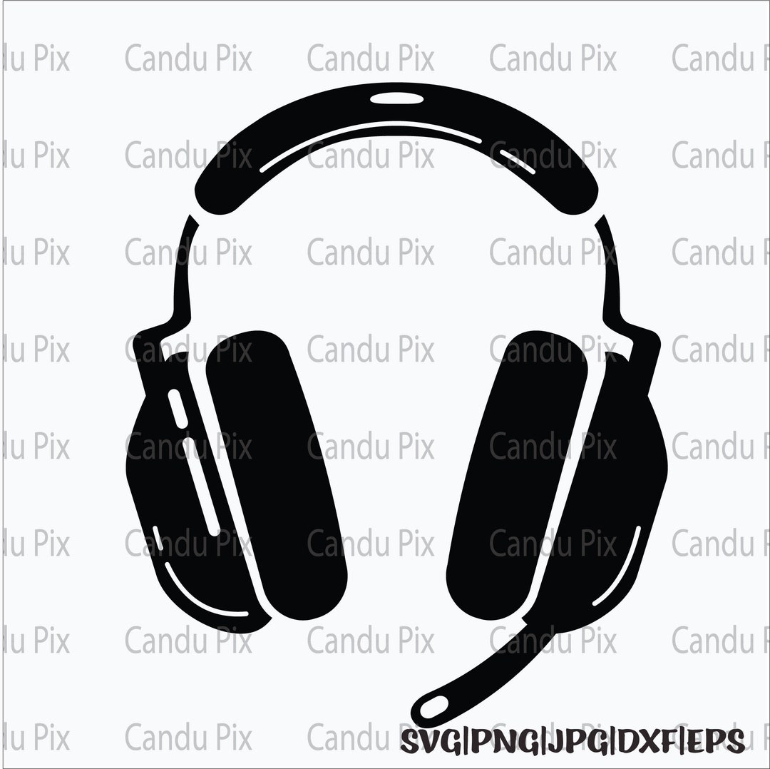 Gamer Headset Svg, Headphone Svg, Gamer Headset Png, Headset Png, Png ...