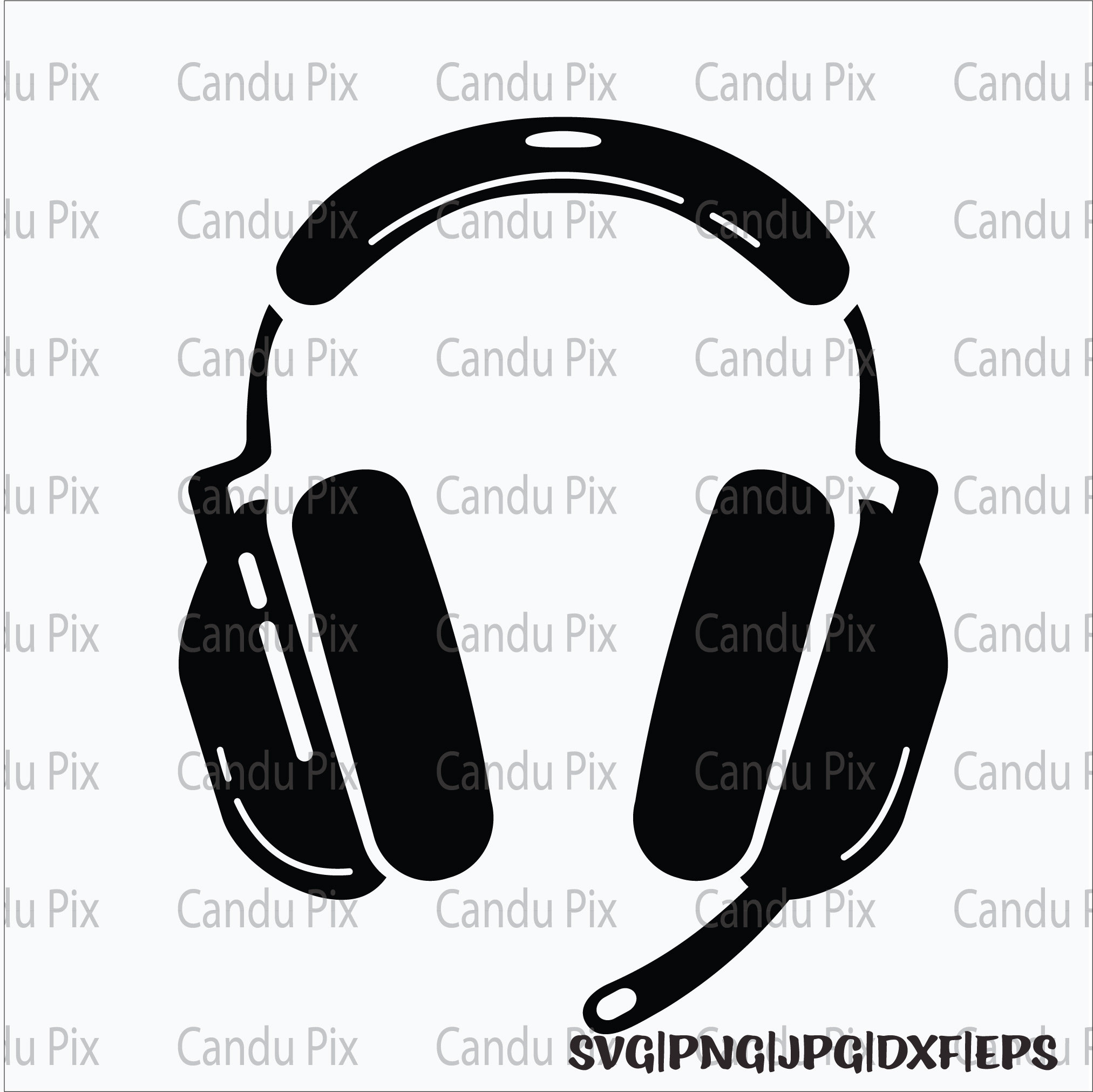 Gamer Headset Svg Headphone Svg Gamer Headset Png Headset - Etsy