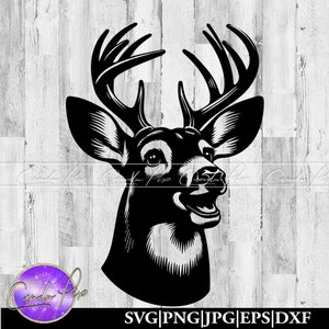 Deer Whitetail Svg, Buck Svg, Deer Whitetail Png, Buck Png, Deer ...