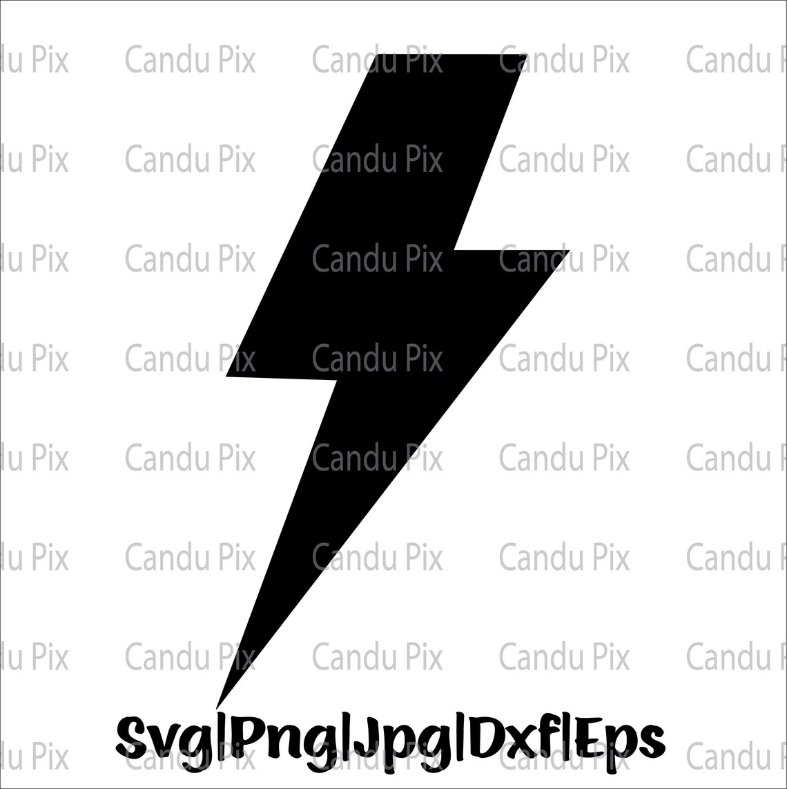 Lightning Bolt Svg Png Eps Dxf Jpg Vector Cute Lightning - Etsy