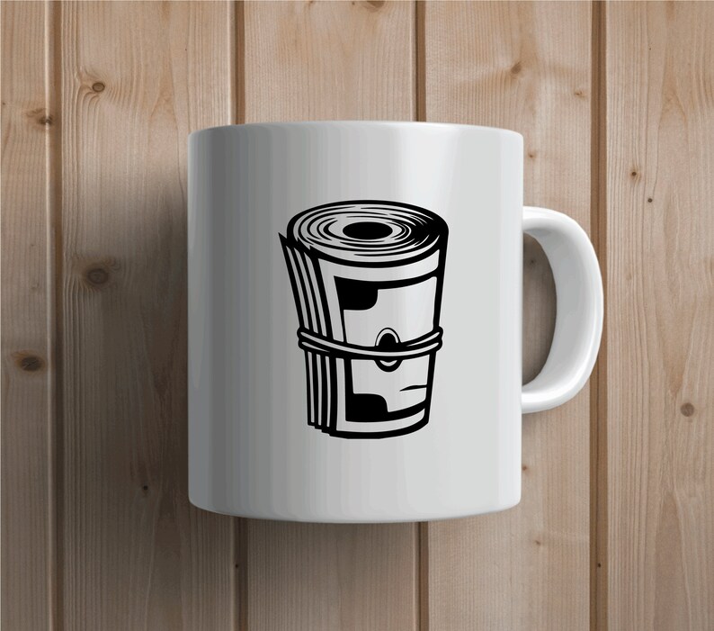 Money Roll Svg Cash Svg Money Roll Png Cash Png Cricut | Etsy