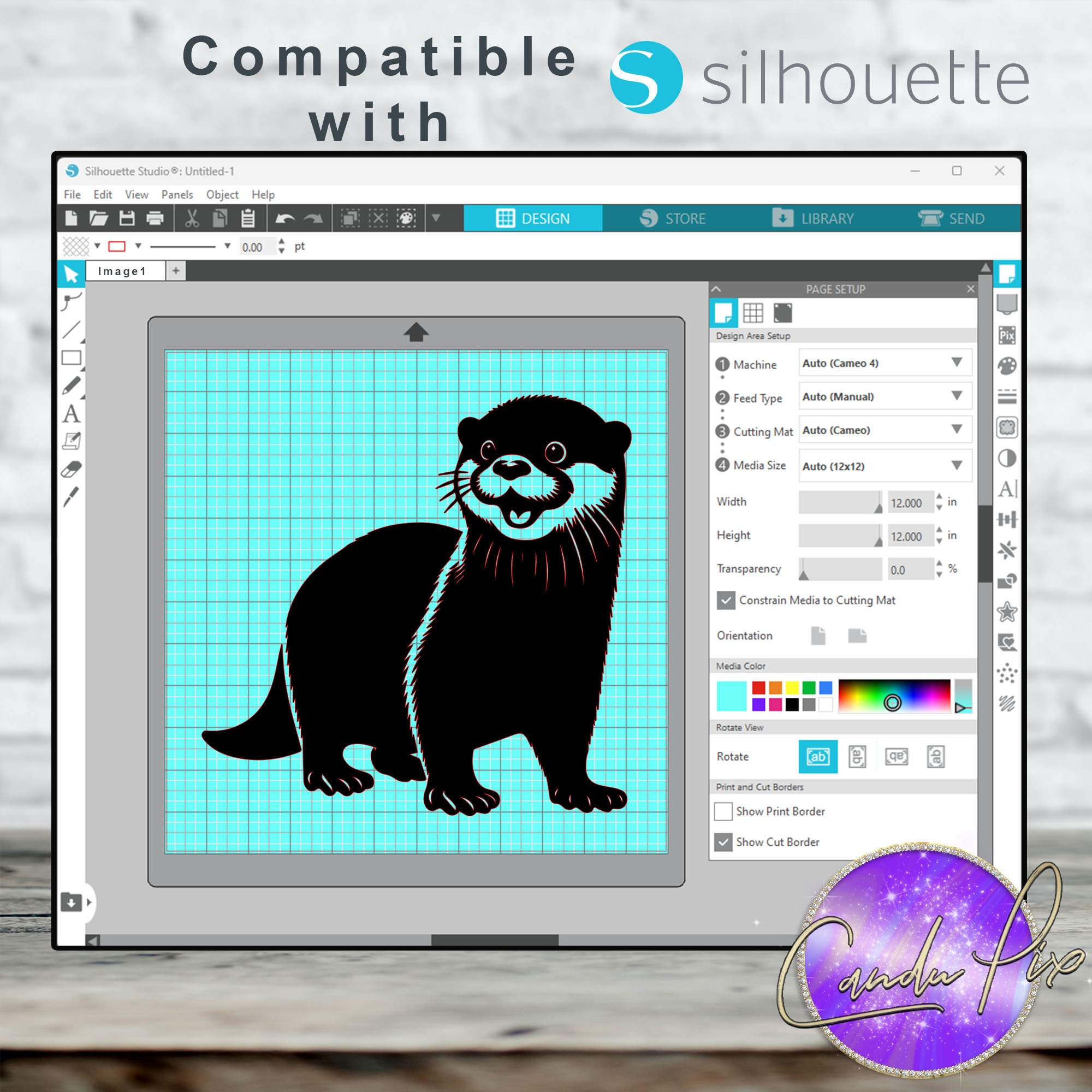 Otter Svg, Otter Png, Svg Png Dxf Eps Jpg, 1 Layer Cut File, Silhouette ...