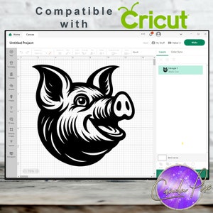 Pig Svg, Hog Svg, Pig Png, Hog Png, Pig Dxf, Hog Dxf, Piggy Svg, Farm ...