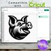 Pig Svg, Hog Svg, Pig Png, Hog Png, Pig Dxf, Hog Dxf, Piggy Svg, Farm ...
