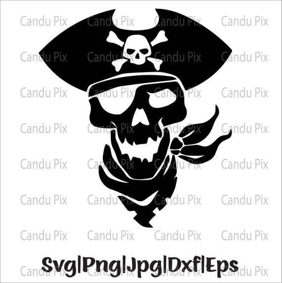 Pirate Skeleton Svg Smiling Skeleton Svg Cute Skeleton Svg | Etsy