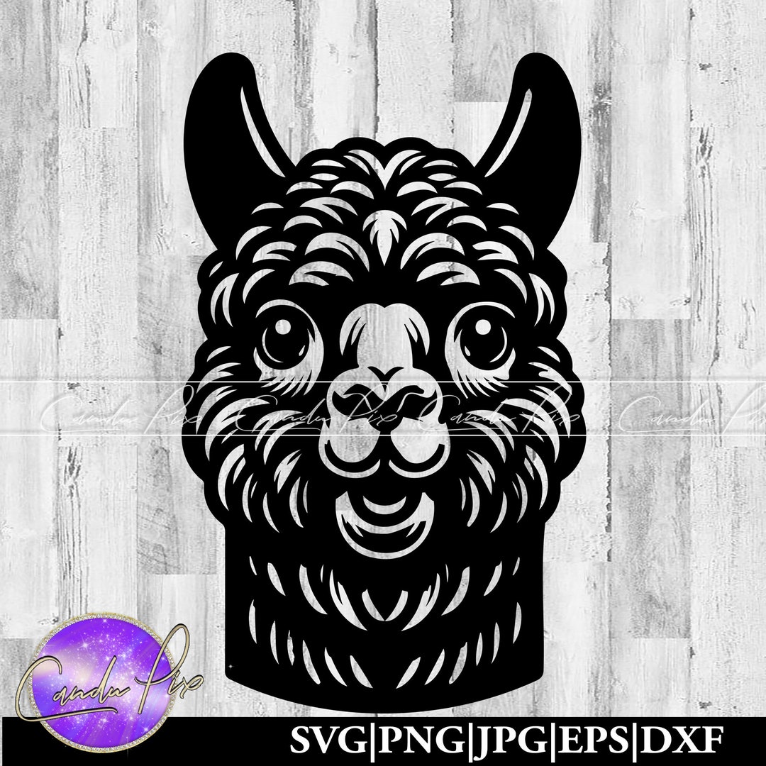 Alpaca Svg, Alpaca Png, Farm Animal, Farm Png, Farm Svg, Funny Farm ...