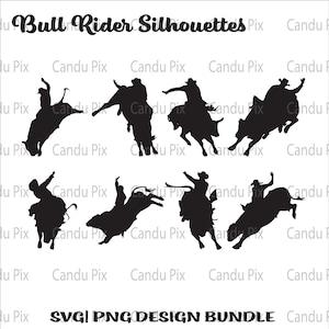 Bull Rider Svg Rodeo Svg Bull Rider Png Rodeo Png Western - Etsy