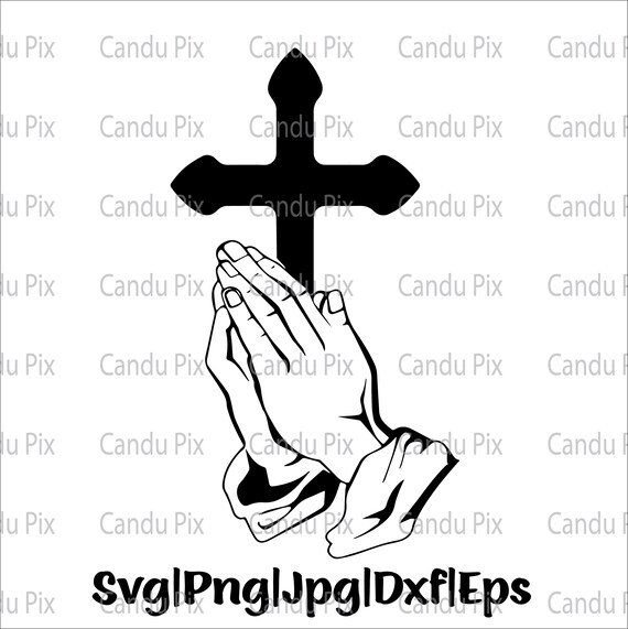 Prayer Svg Png Eps Dxf Jpg Vector Cute Pray Cut by Color | Etsy