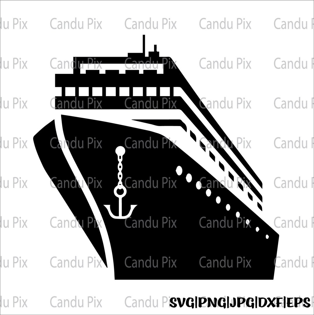 Cruise Ship Svg, Ship Svg, Cruise Ship Png, Ship Png, Cricut, Cruise ...