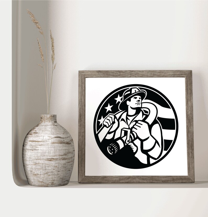 Fireman Svg, American Svg, Fireman Png, American Png, Memorial Svg ...