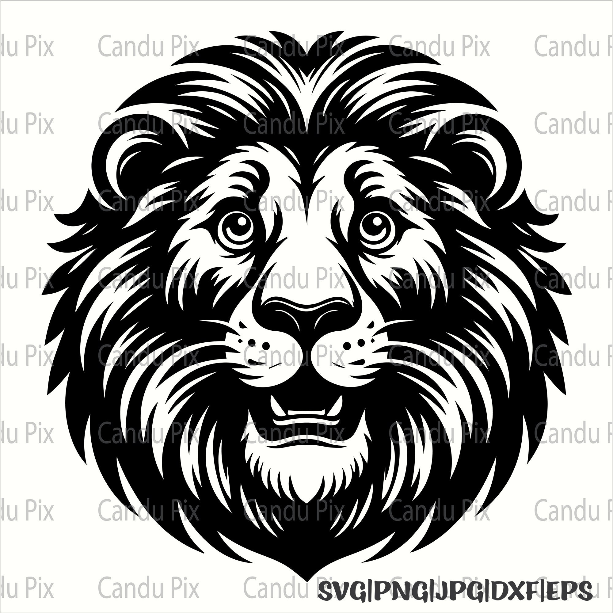 Lion Animal Svg, Head Svg, Lion Animal Png, Head Png - Etsy