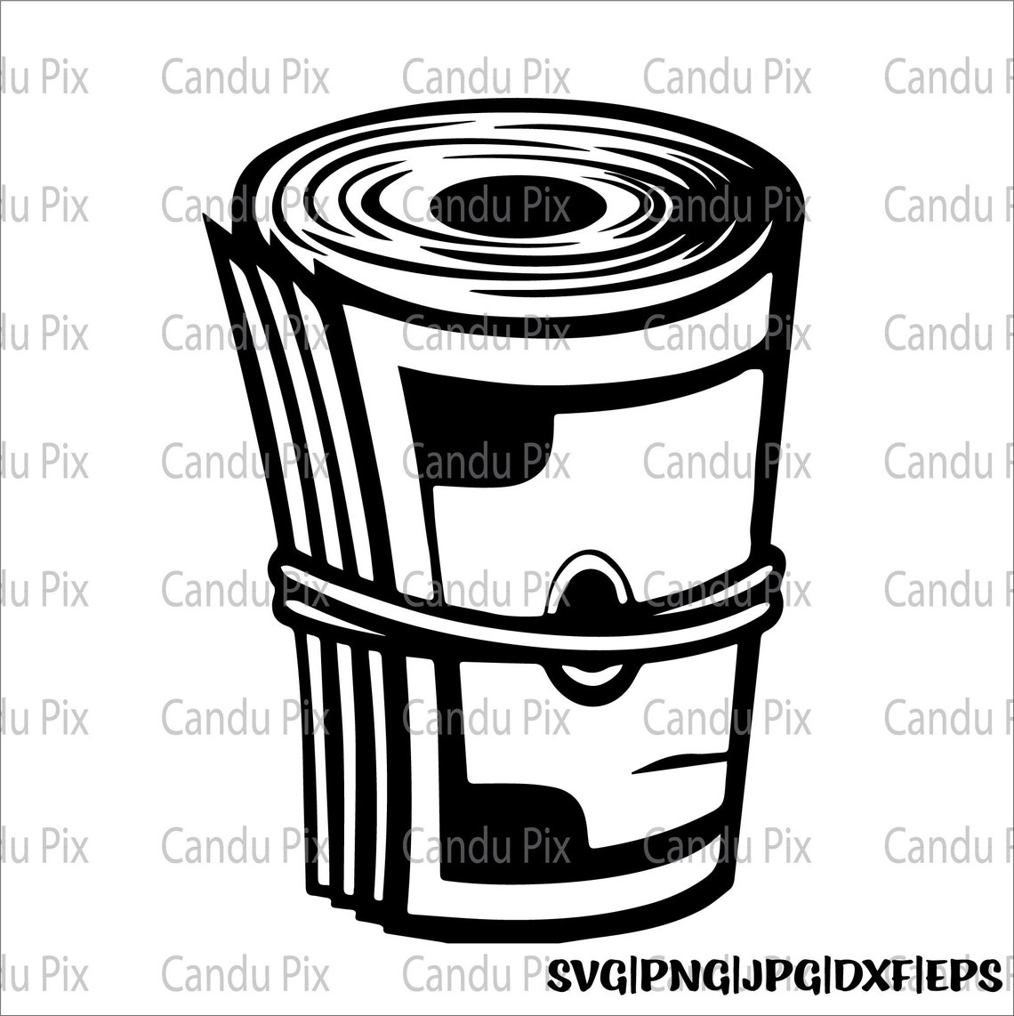 Money Roll Svg Cash Svg Money Roll Png Cash Png Cricut - Etsy