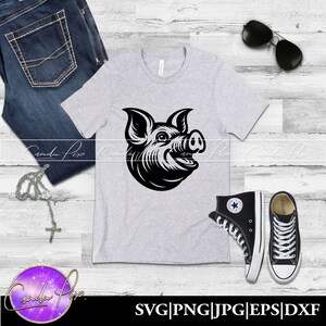 Pig Svg, Hog Svg, Pig Png, Hog Png, Pig Dxf, Hog Dxf, Piggy Svg, Farm ...