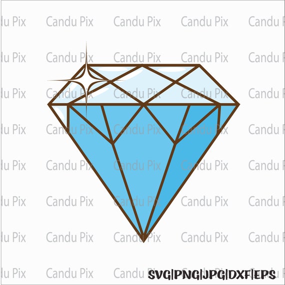 Diamond Svg Bling Svg Diamond Png Bling Png Cricut | Etsy