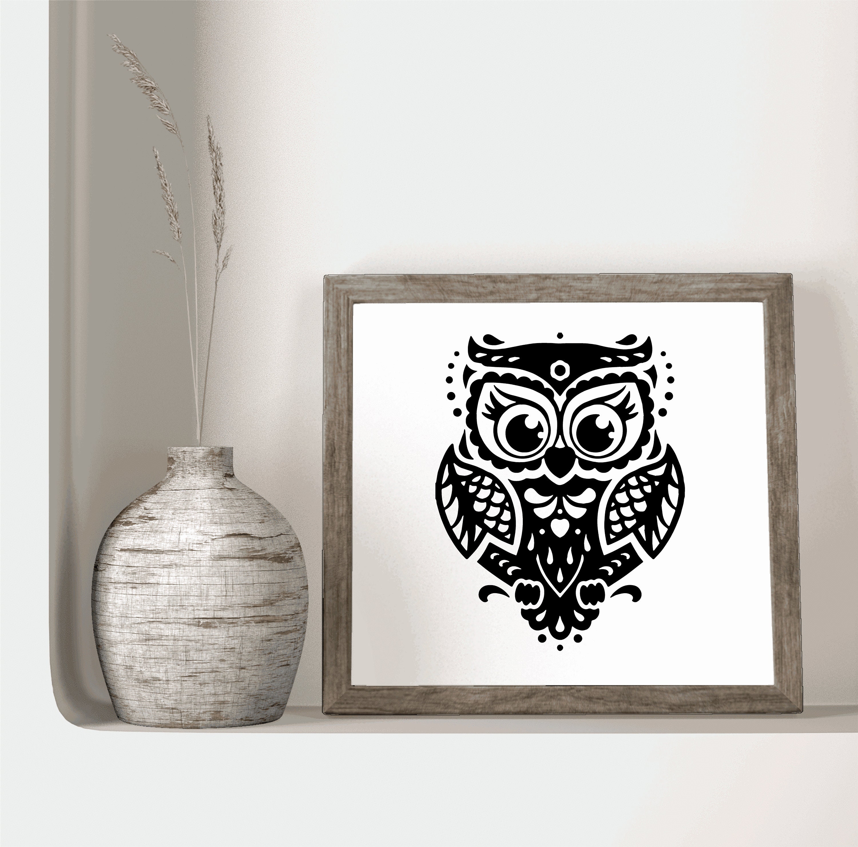 Tribal Svg Búho Svg Hoot Svg Tribal Png Búho Png Tribal - Etsy México