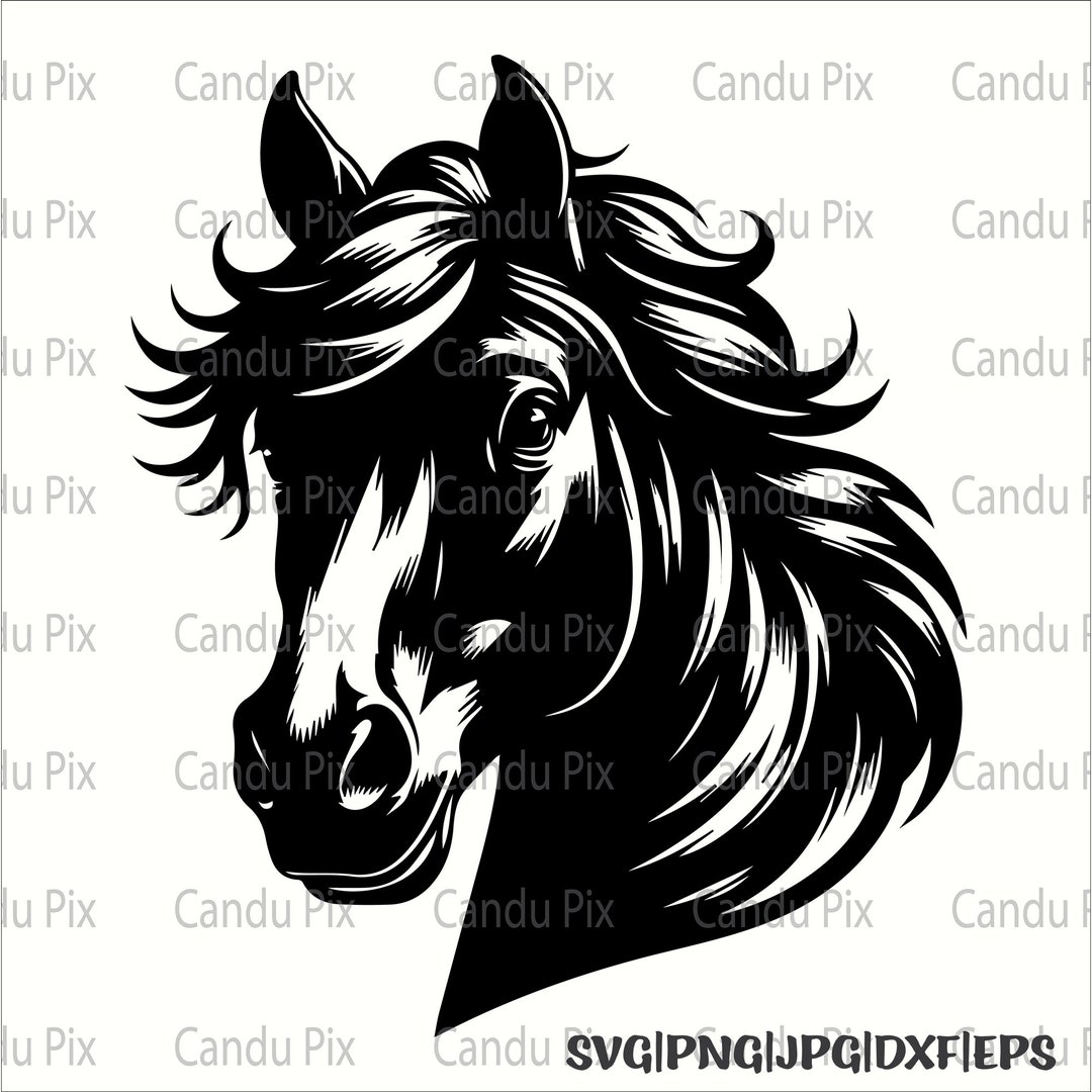 Happy Quarter Horse Svg, Happy Quarter Horse Png, Horse Head Png Cowboy ...
