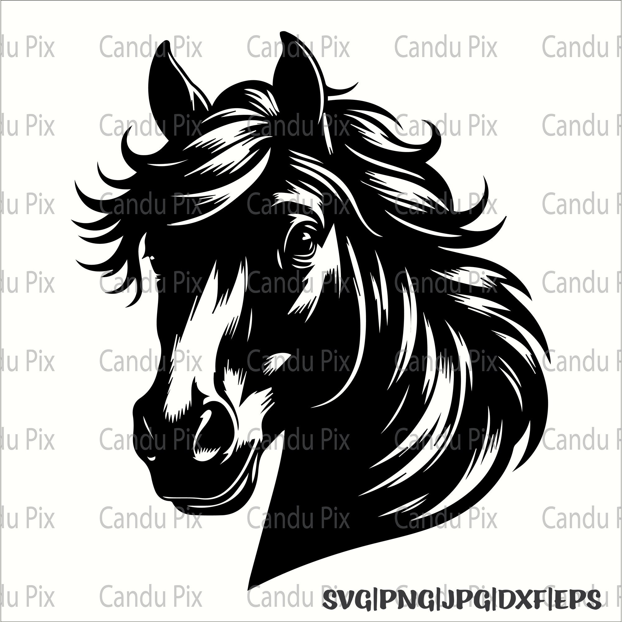 Happy Quarter Horse Svg, Happy Quarter Horse Png, Horse Head Png Cowboy ...