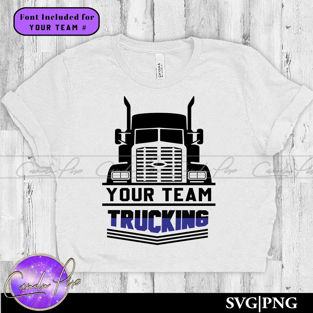Truck Driver Logo Svg, Truck Driver Png, 18 Wheeler Svg, 18-wheeler Png ...