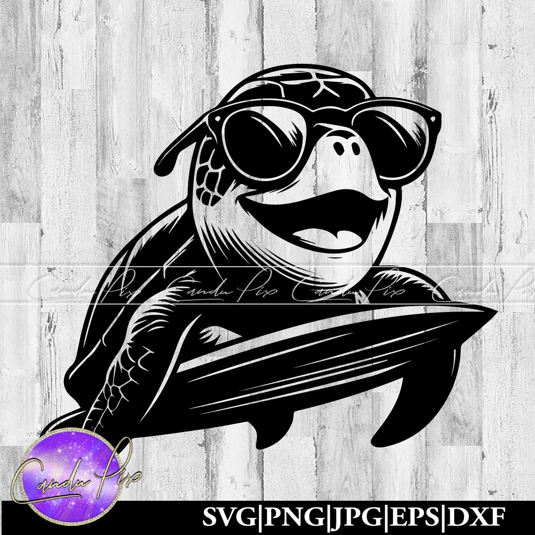 Sea Turtle Svg, Surfer Svg, Sea Turtle Png, Surfer Png, Full Throttle ...
