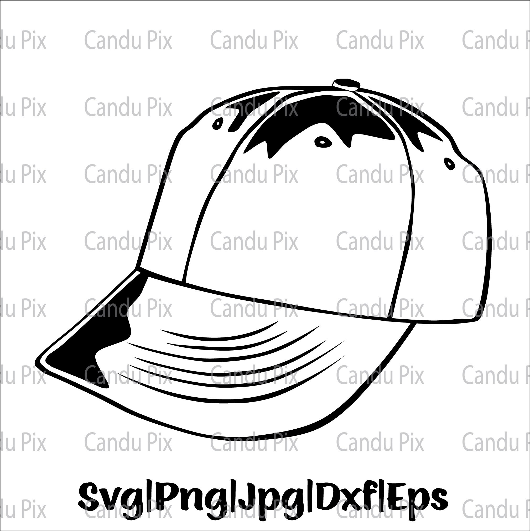 Hat Svg Cap Hat Svg Cute Hat Svg Png Eps Jpg Dxf Svg Files - Etsy Canada