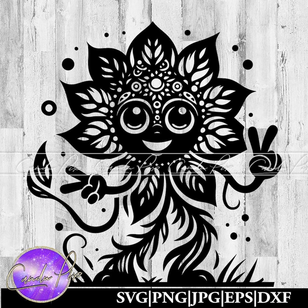 Flower Peace Svg, Boho Svg, Flower Peace Png, Boho Png, Flower Peace ...