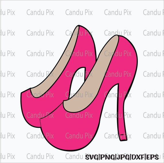 Platform Heels Svg Stilettos Svg Platform Heels Png | Etsy