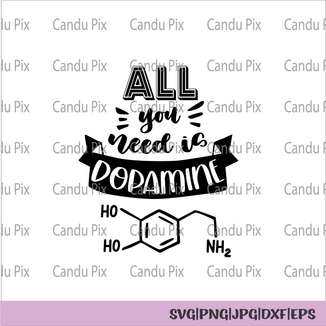 Dopamine Svg, Dopamine Png, Serotonin Svg, Mental Health Svg, Friends ...