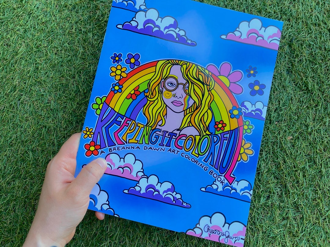Keeping It Colorful 8.5x11 Coloring Book With 10 Original Designs and ...