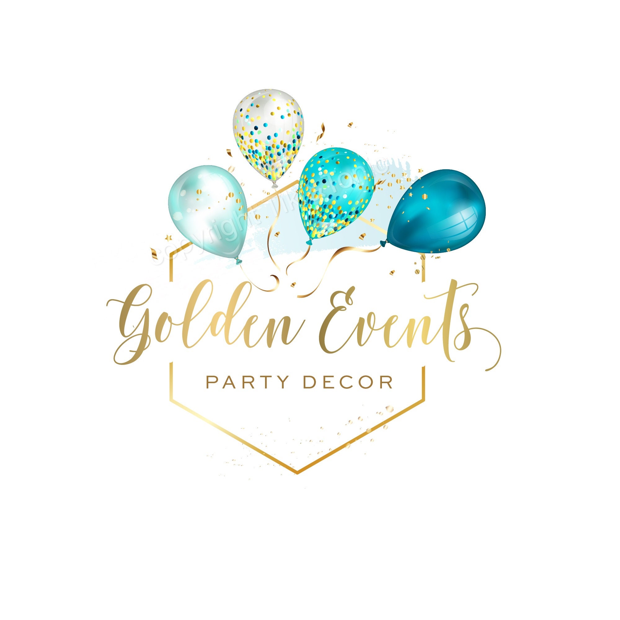 Balloon Event Logo Design Premade Logo Kids Party Logo Halloween balloon-event-logo-design-premade-logo-kids-party-logo-halloween