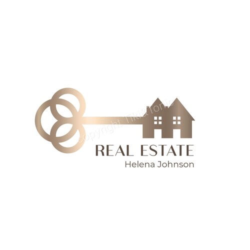 Realtor Logo Key Logo Design Real Estate Branding Kit - Etsy