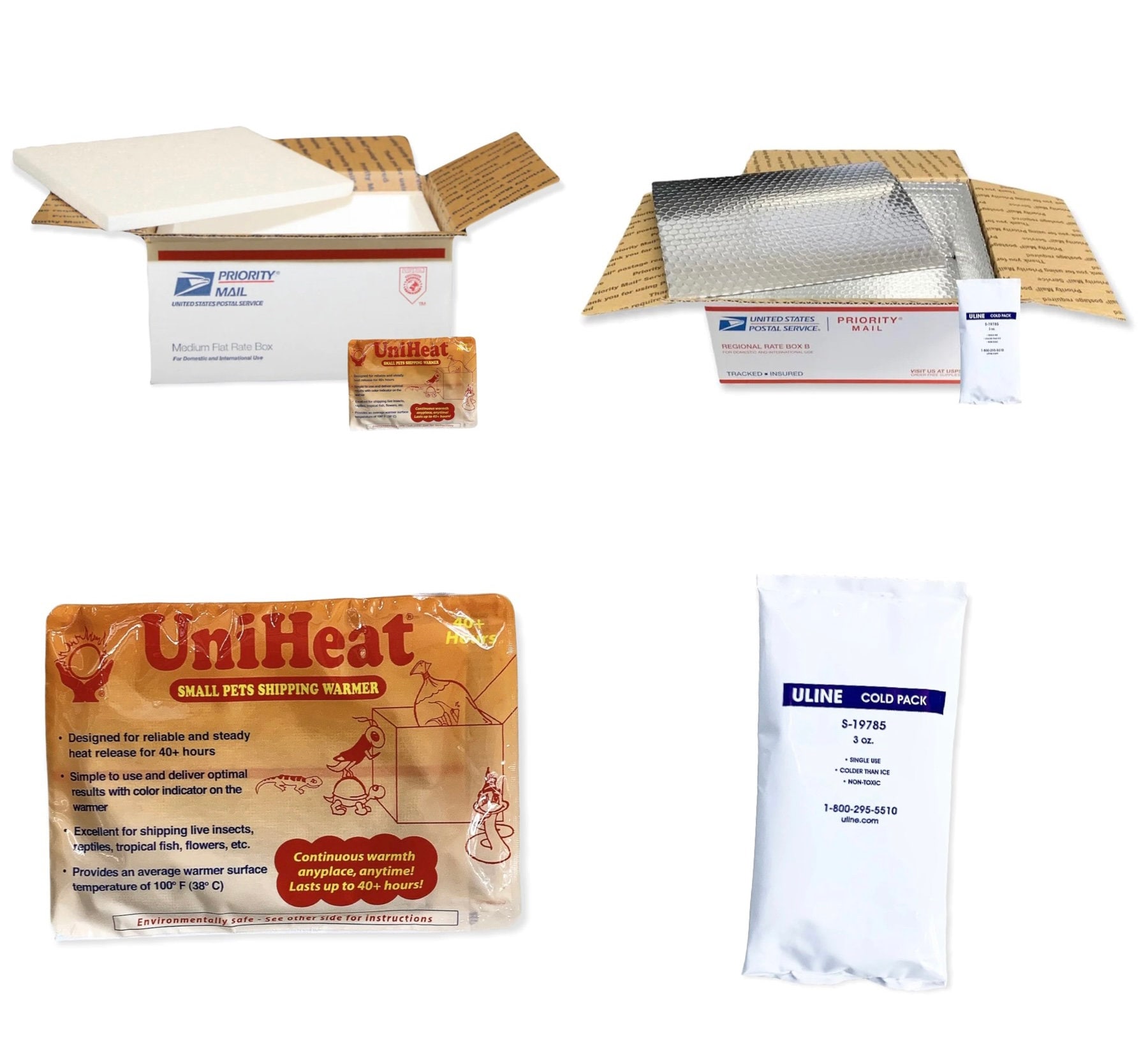 Weather Shipping Box - Insulation With HEAT/ICE Pack (choose Option) - Etsy