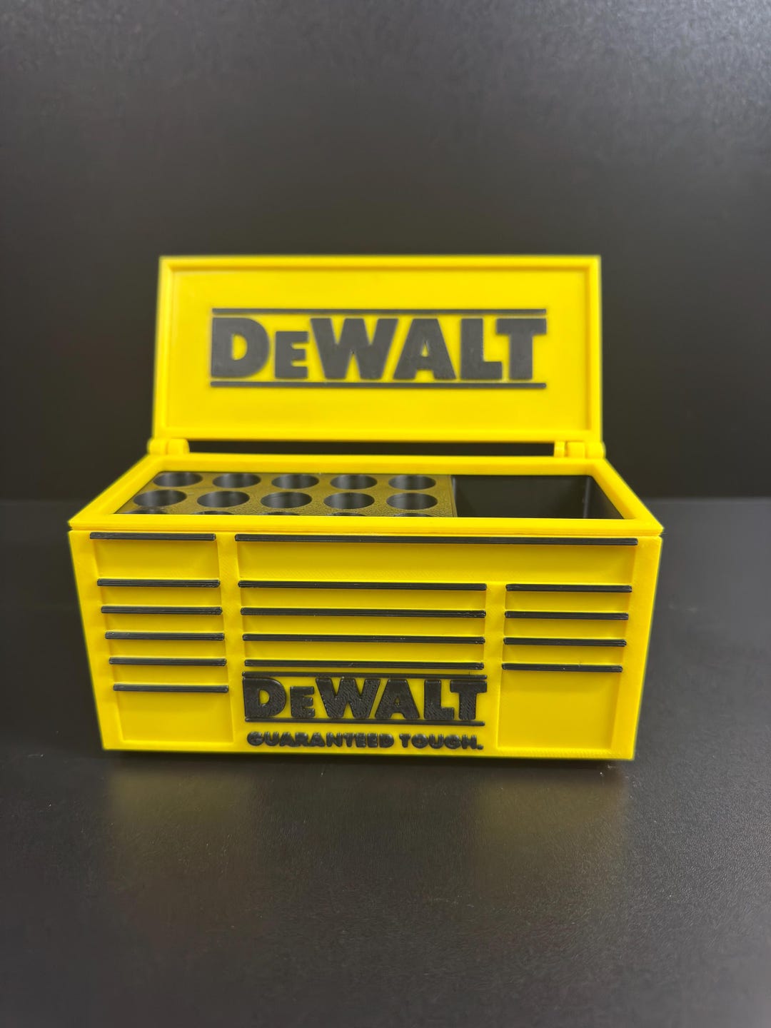 Dewalt Style Toolbox Desk Organizer – Bold 3D Printed Desk Gear - Etsy