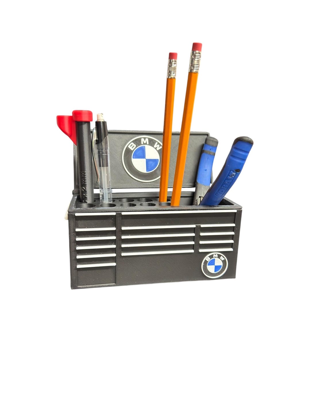 BMW Toolbox Desk Organizer | Fan-made 3D Printed Pen Holder | Car Lover ...