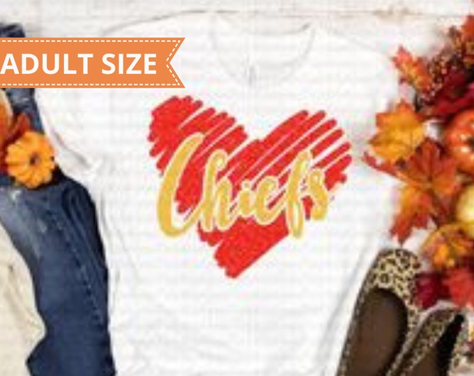 Chiefs Screen Print Transfers Ready for Press Custom Heat Transfer ...