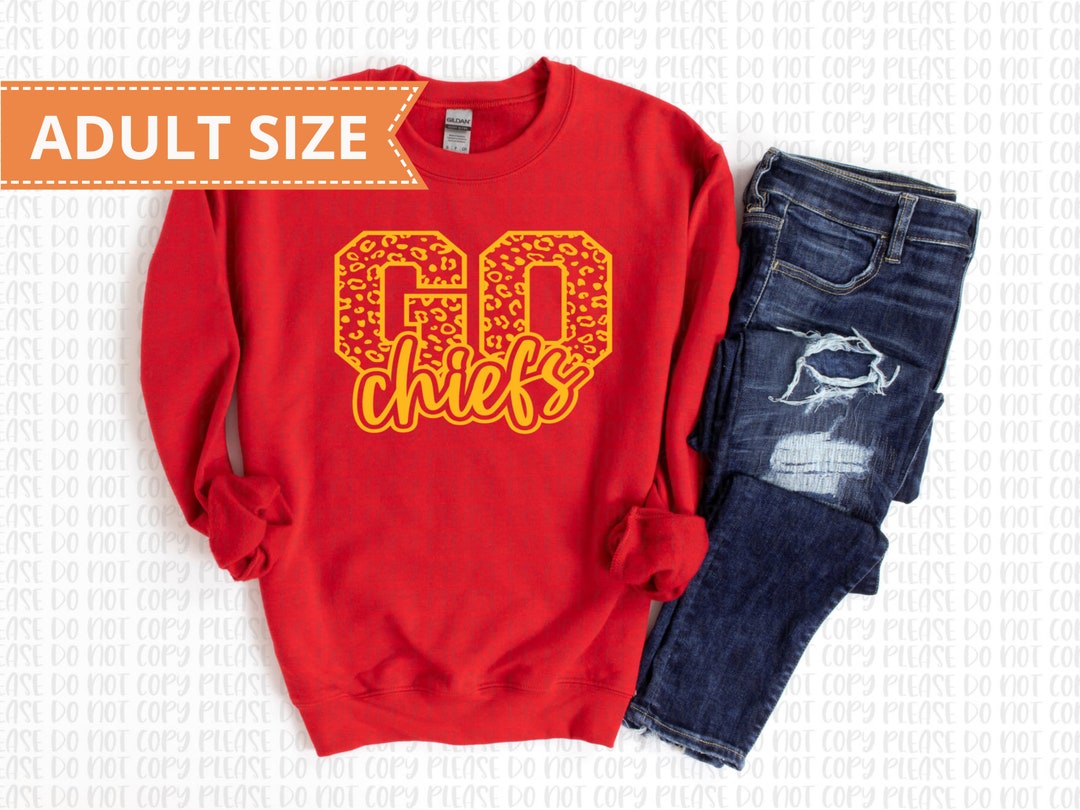 Chiefs Screen Print Transfers Ready for Press Custom Heat Transfer ...